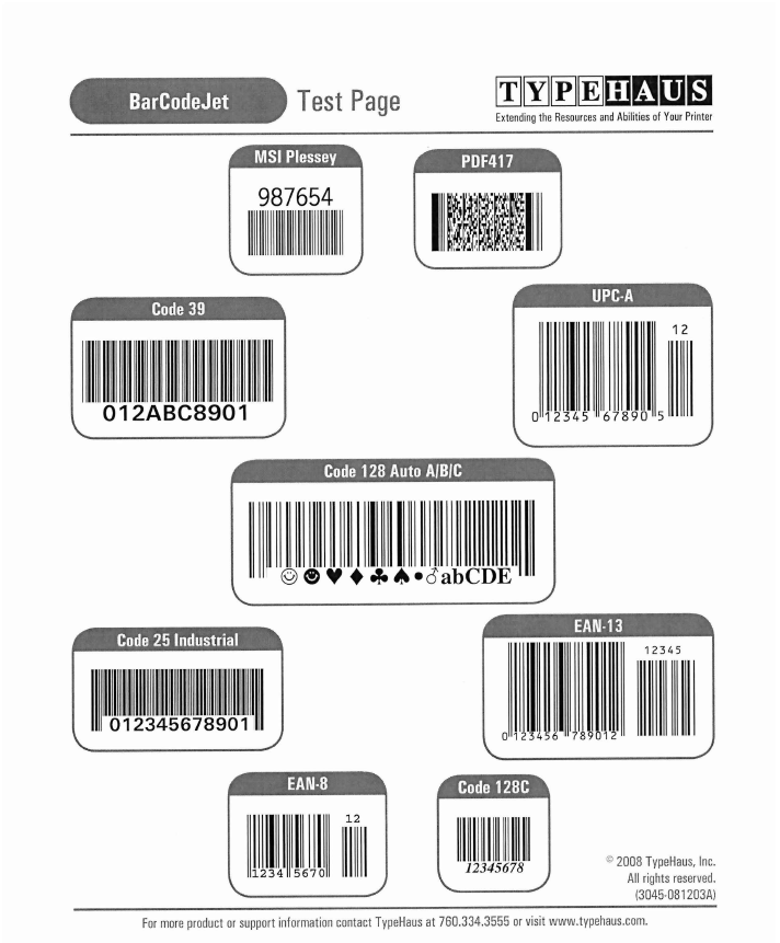 How do I test my BarCodeJet? – TypeHaus Help Center